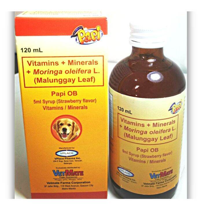 [RCG AGRIVET] 1bottle PAPI OB SYRUP 120ml FOR PREGNANT AND LACTATING ...