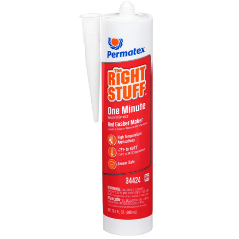 Permatex 34424 Right Stuff Red High Temperature Gasket Maker 10.1 oz ...