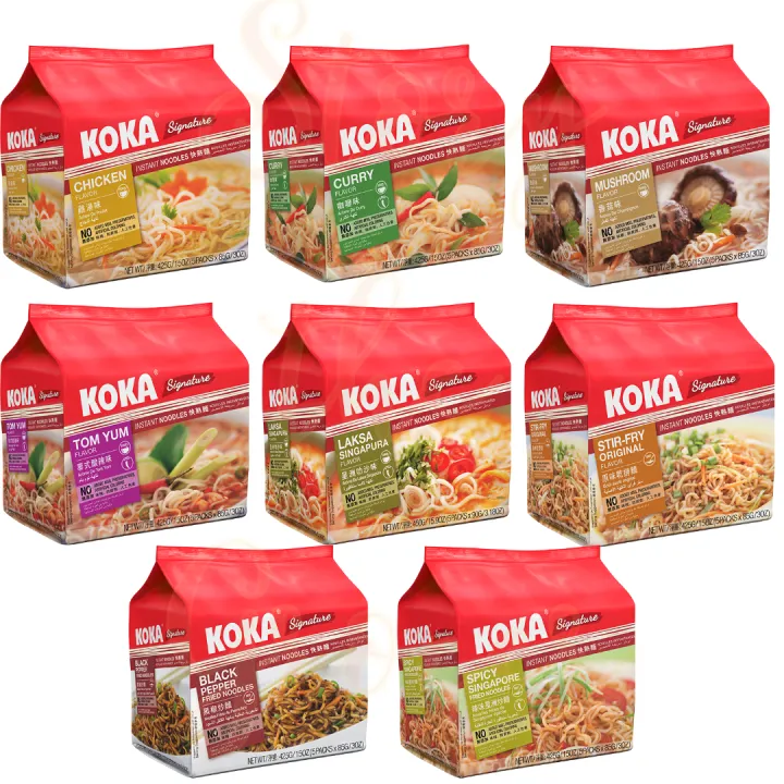 Koka Signature Noodles [Chicken / Curry / Mushroom / Tom Yum / Laksa ...