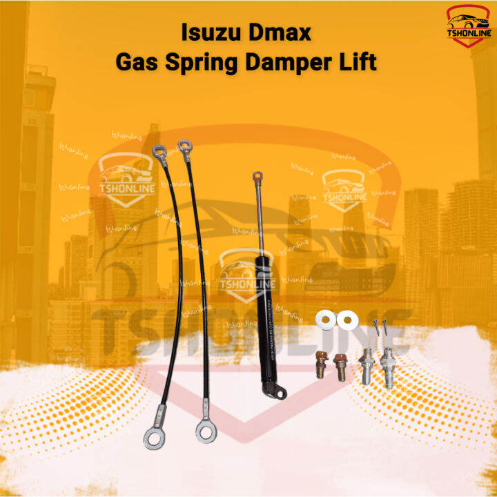 Isuzu DMAX Gas Spring Damper Lift - DMAX Tailgate Gas Assist Slowdown ...
