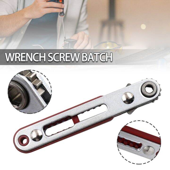 Magnetic Ratchet Wrench Hexagon Torx Bidirectional Control Screwdriver ...