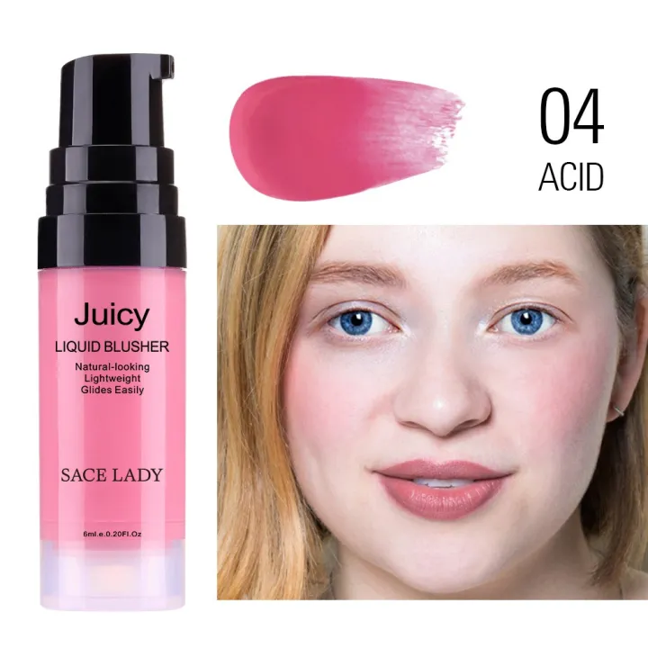 Sace Lady Manila Liquid Blush Rouge Lip And Cheek Dual-Use Lift Gas ...
