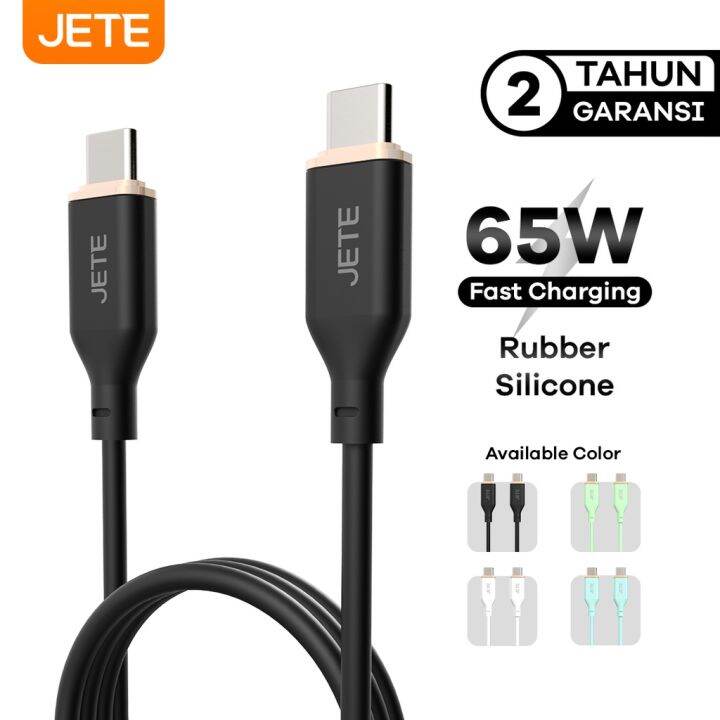 Kabel Data Type C to Type C PD 65W Fast Charging 5A JETE CX10 | Lazada ... Kabel Data Type C to Type C PD 65W Fast Charging 5A JETE CX10 | Lazada ...