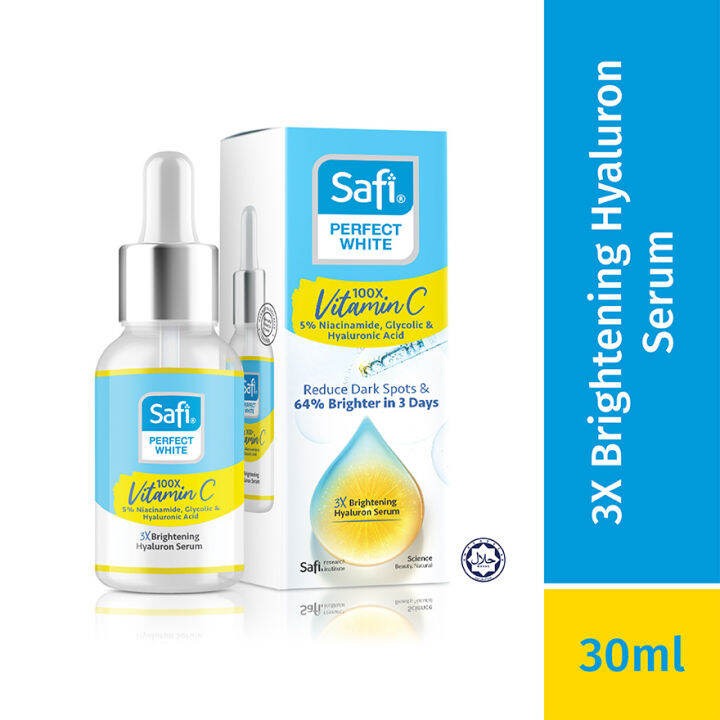 SAFI 3X Brightening Hyaluron Serum 30ml | Lazada