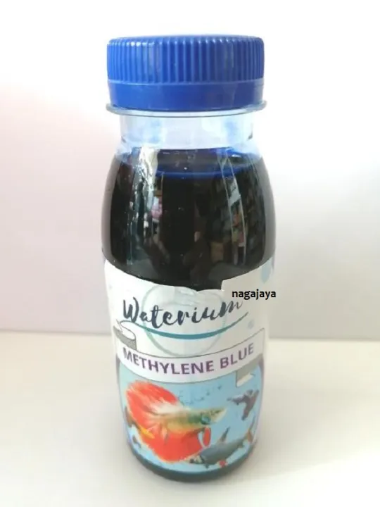 Methylene blue / obat metilen biru / obat biru ikan merek Waterium 100 ...
