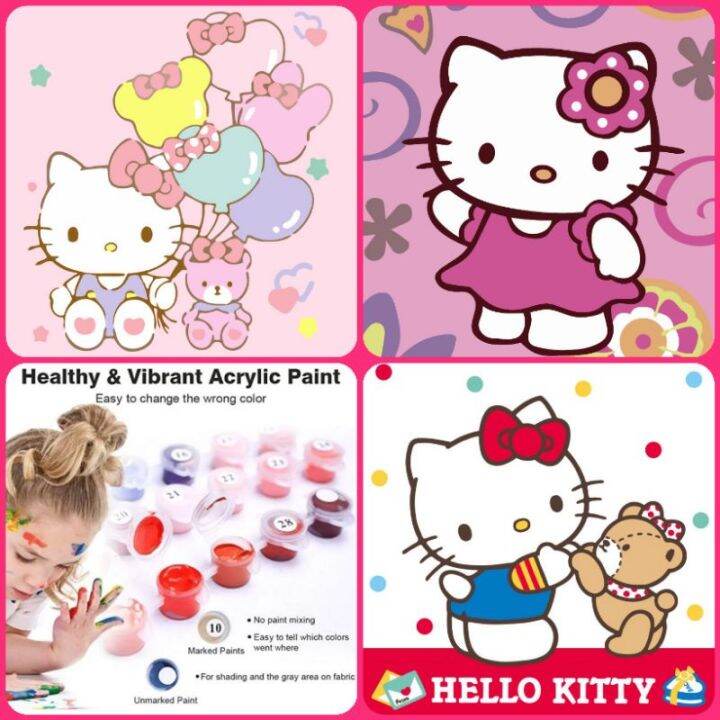 Pain by Number Kit for Kids | Hello Kitty | Lazada PH