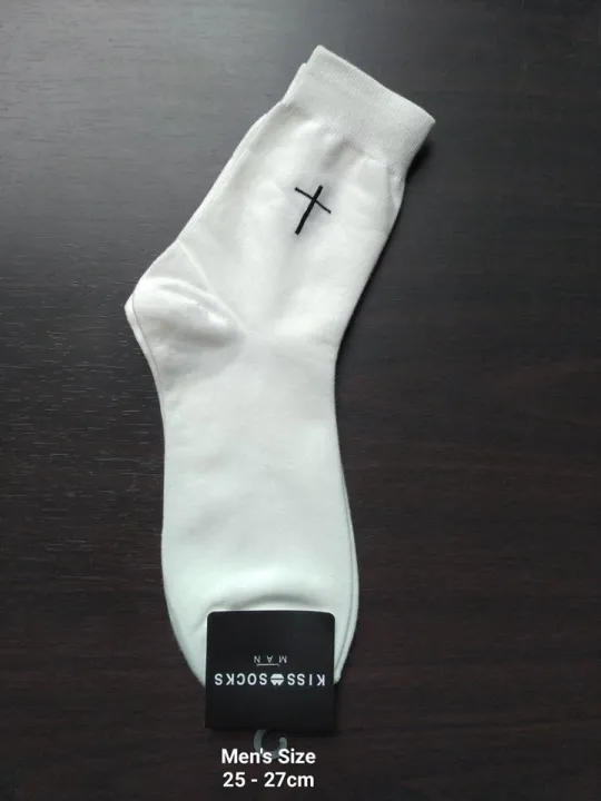 Cross MId Sock Korean Iconic Socks for Men Women | Lazada PH