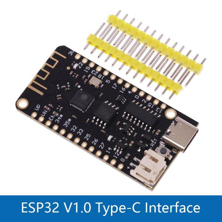 ESP32 Lite V1.0.0ไวไฟบลูทูธ ESP32 ESP-32 REV1 CH340G ไมโครไพธ4MB Micro/TYPE-C USB สำหรับ Arduino ...