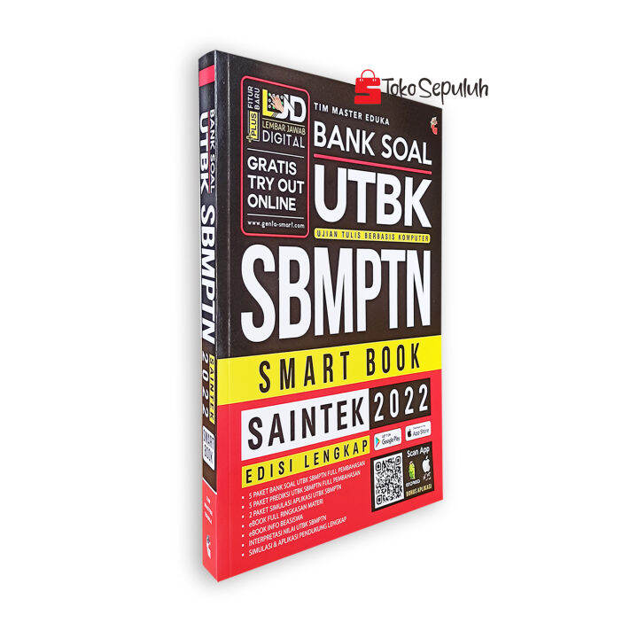 BUKU SBMPTN SAINTEK - BUKU UTBK SAINTEK - BANK SOAL UTBK SBMPTN SMART BOOK SAINTEK 2022 | Lazada ...