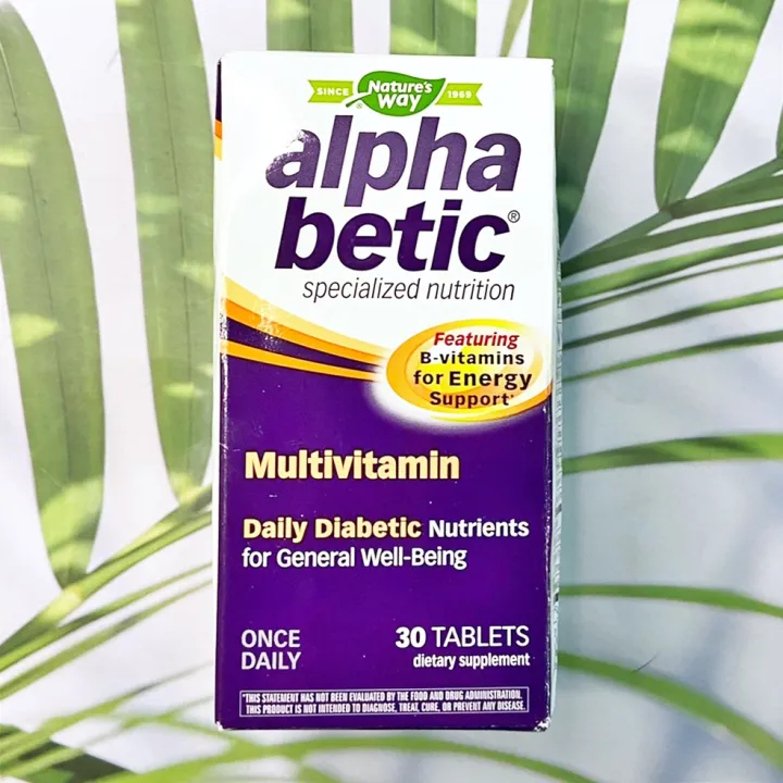 Alpha Betic® Multivitamin 30 Tablets (Nature's Way®) | Lazada.co.th