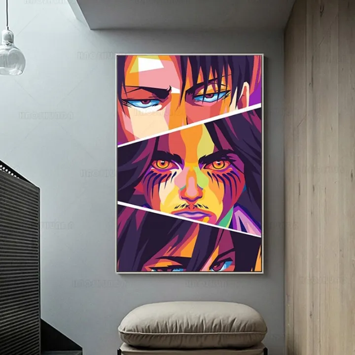 Wall Art Attack On Titan Canvas Hd Prints Japanese Anime Photo Home ...