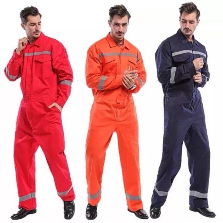 COD Coverall PPE Workmen Uniform w/ Reflector Seaman Jumpsuits ...