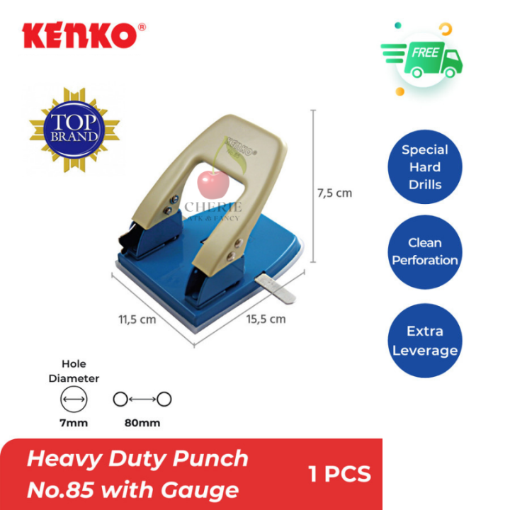 Heavy Duty Punch Kenko No.85N - 1 Pcs Pembolong Kertas Besar | Lazada ...