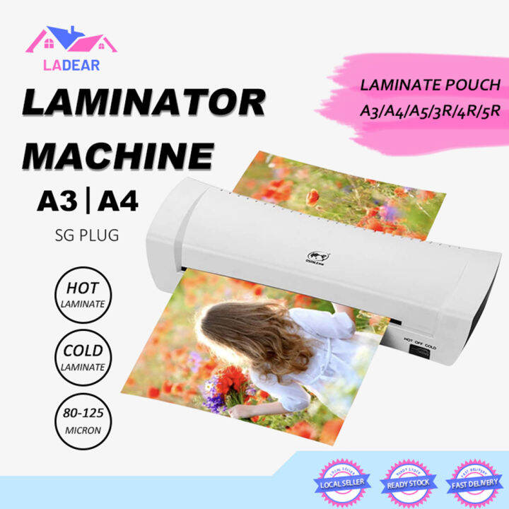 {SG} Hot & Cold A4 Laminator Machine /OFFICE Laminating Machine A4 ...