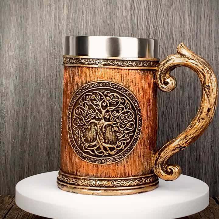 Danegeld Viking TREE LIFE Mug Tankard Norse Mythology Fans Beer 304 ...
