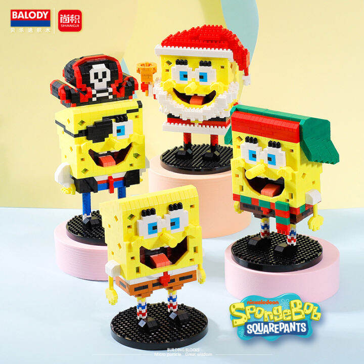 Balody Spongebob Diamond Building Block Model Mini Block Education Toys ...
