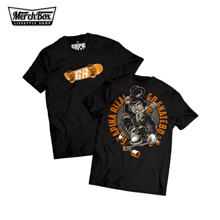 GRAPIKA RIZAL - GR Skate V2 (Black/T-shirt) Free Sticker | Lazada PH