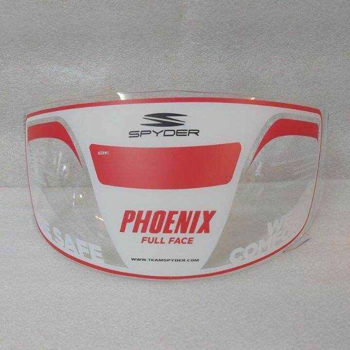 Spare Visor Lens Spyder Phoenix / LS2 351 Flash / NHK GP1000 / NHK ...