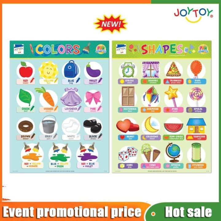 JOYTOY Colors Shapes Fun Charts | Lazada PH