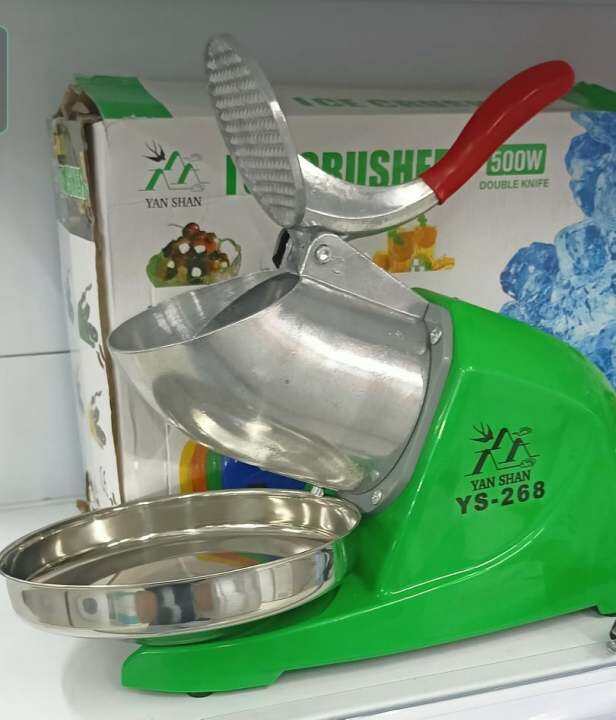 【Double Blade】Ice Smashing Electric Crusher Machine Double Knife Ice ...
