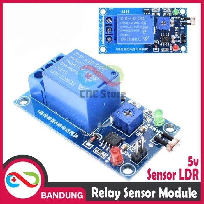 RELAY 5V LDR LAMPU OTOMATIS MODULE PHOTOSENSITIVE RESISTANCE LIGHT ...