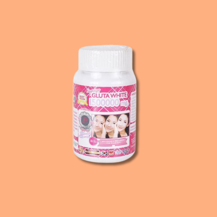 Gluta White Glutathione Capsules Whitening Skin, Anti-Aging, Collapse ...