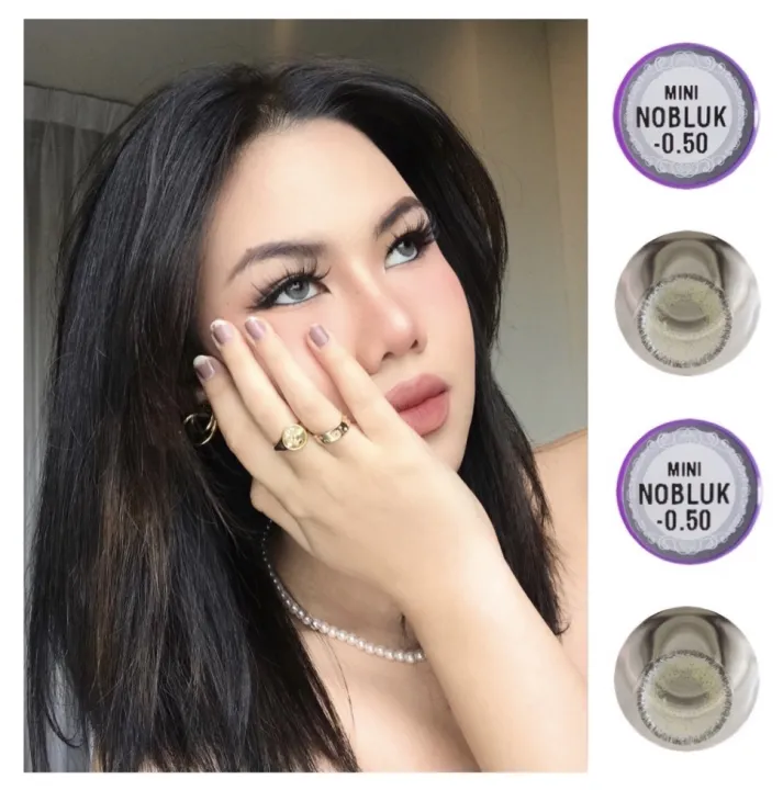 Mini Nobluk Gray : Dreamcolor1 💜 ค่าสายตาสั้น -0.50 ถึง -3.00 ...