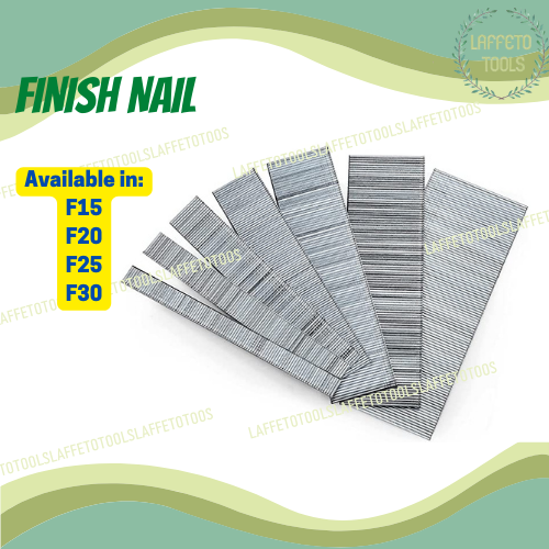 Finishing Nail F15 // F20 // F25 // F30 for Air Brad Nailer sold per ...