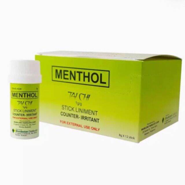 Menthol Tai Chi Stick 8g best for Migraine,Stiff neck... | Lazada PH
