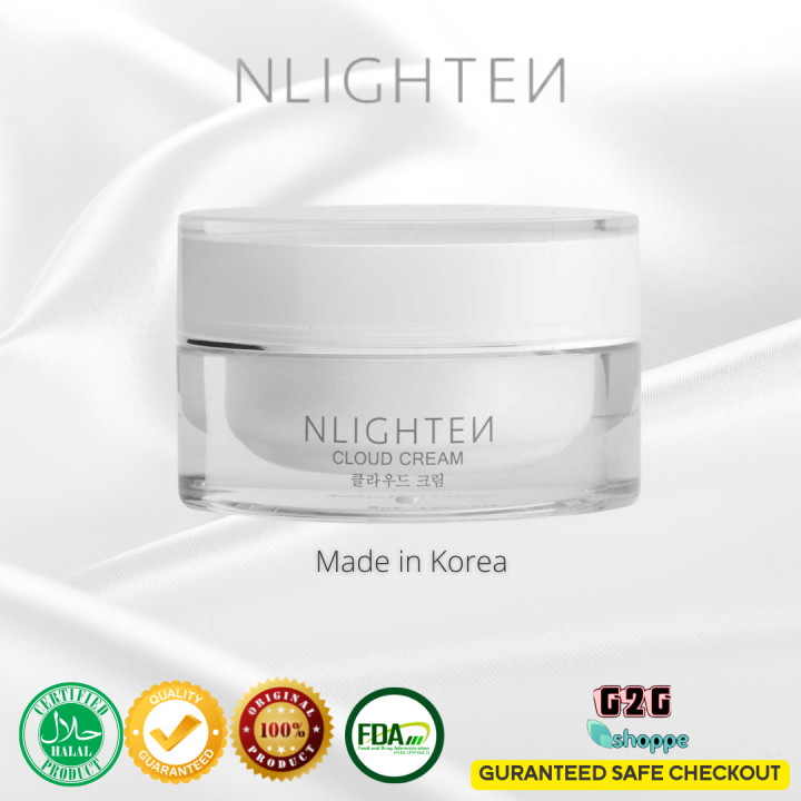 Nworld Nlighten Cloud Cream 30g (Expiry 2024)Glass Skin effect Korean ...