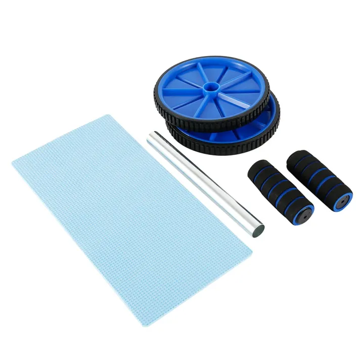 High Quality Abdominal Double Wheel Abs Roller Gym Silent High Quality ...