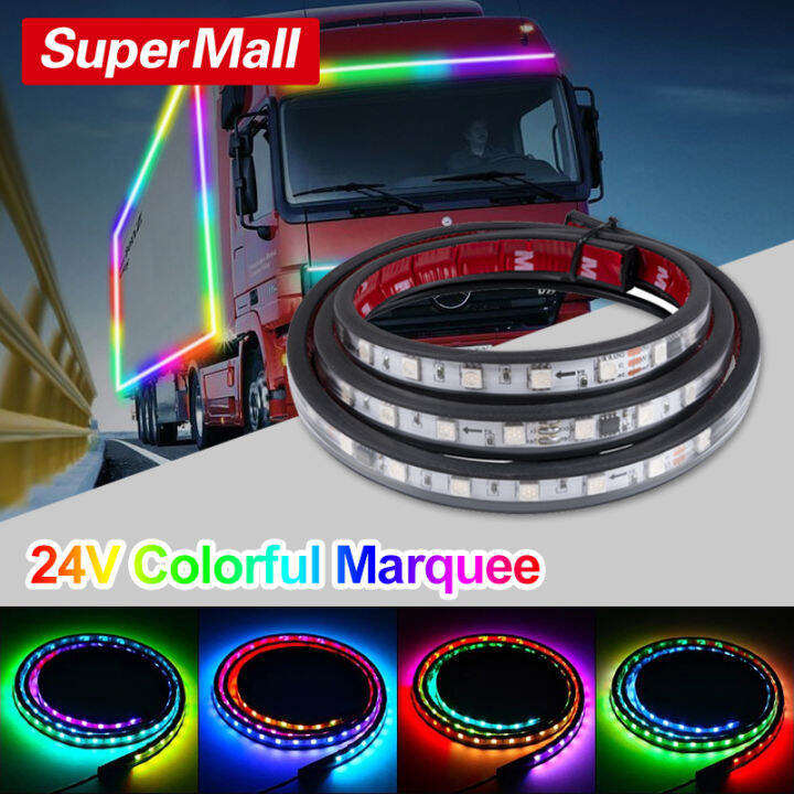 24V Strobe Running Streamer Led strip lights Dynamic Streamer For Van ...