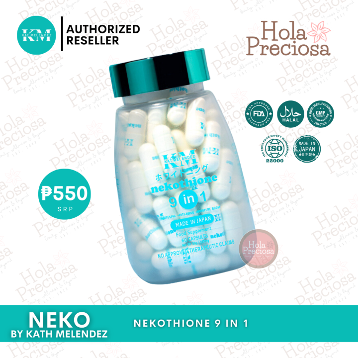 KM Nekothione Neko by Kath Melendez Original Gluta.thione Capsule 60 ...