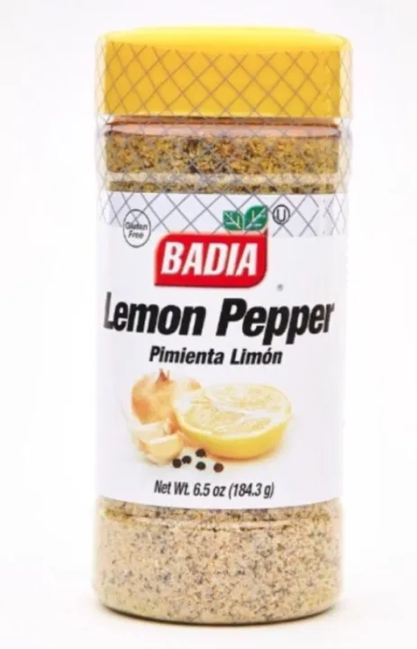 Badia Lemon Pepper Seasoning (Pimienta Limon) 6.5oz / 184.3g | Lazada PH
