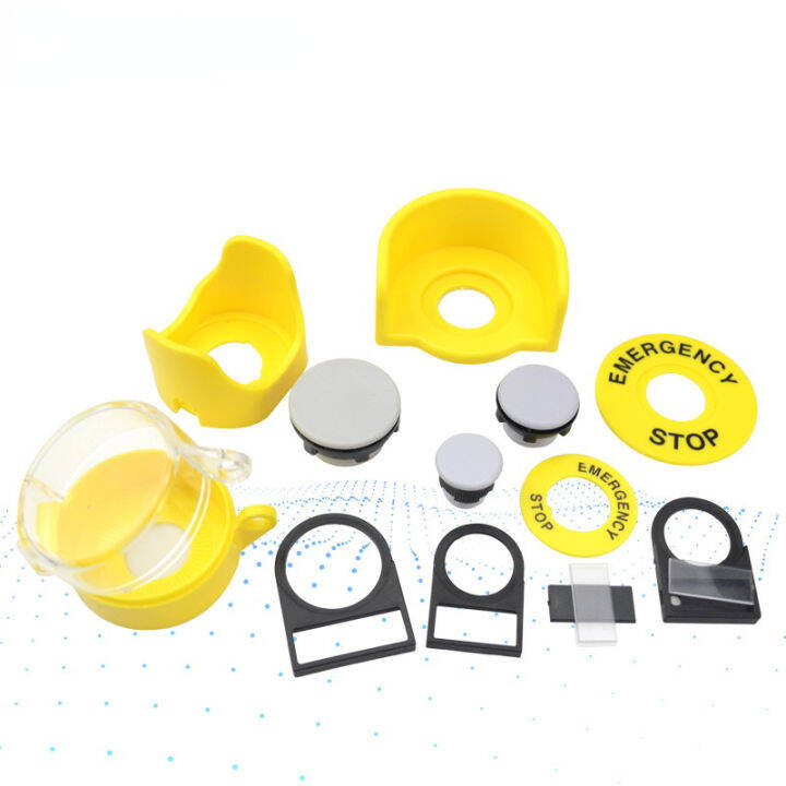 【cw】emergency Stop Push Button Switch Plastic Sign Inner Diameter 22mm
