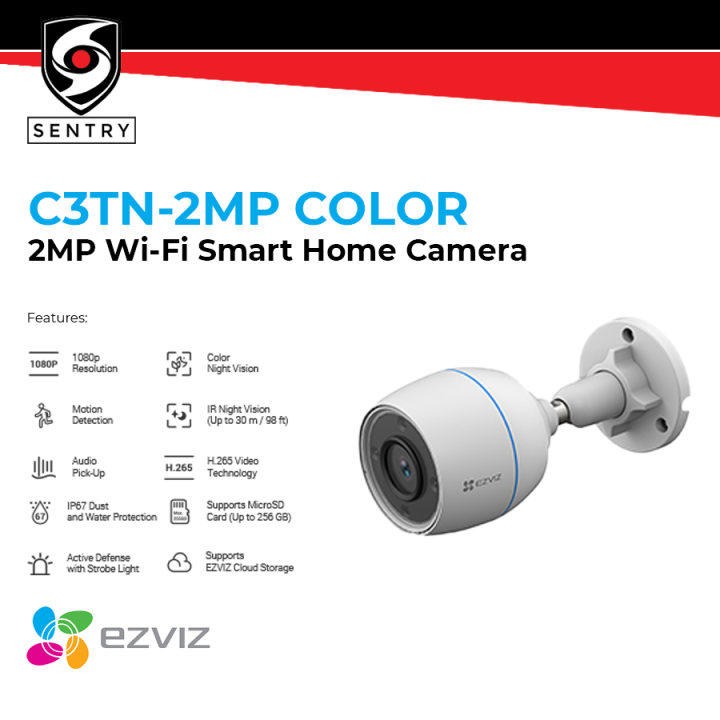 EZVIZ C3TN Color - Wi-Fi Smart Home Camera | Lazada PH