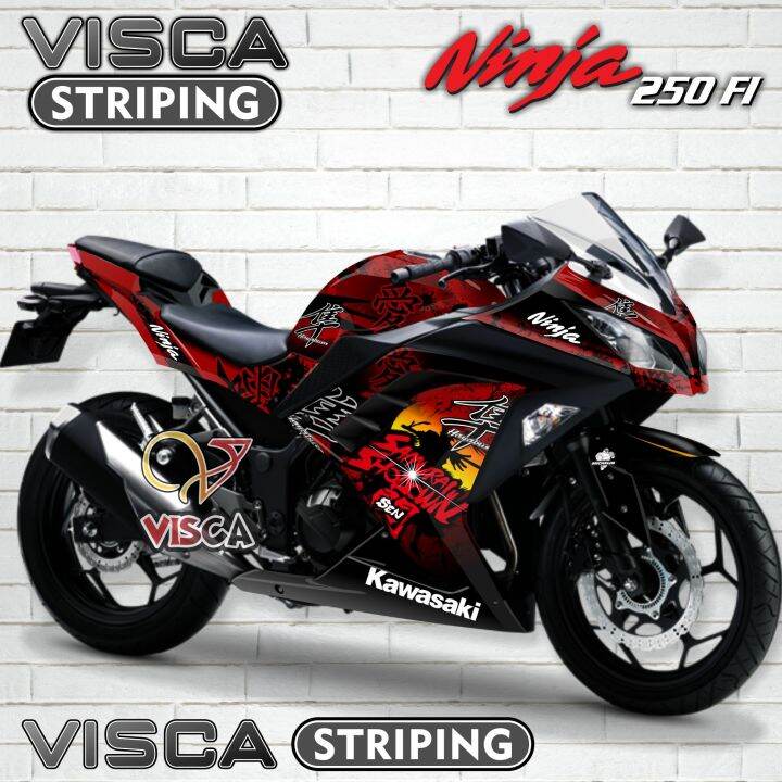 Stiker Striping Ninja 250 fi Full Body Variasi Hayabusa | Lazada Indonesia