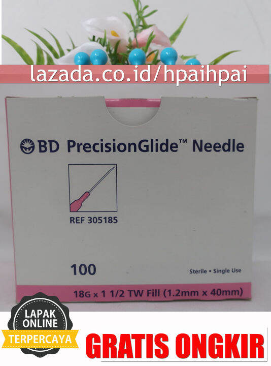 18G BD Needle / BD Precision Glide Needle 18 G | Lazada Indonesia