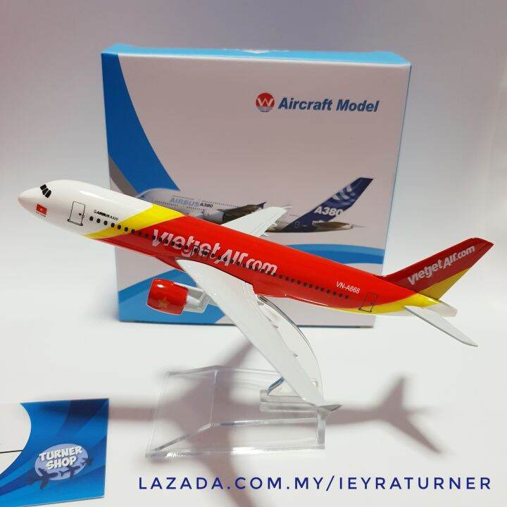 Vietjet Air A320 Vietravel Airlines A321-200 Aircraft Model 16cm Die ...