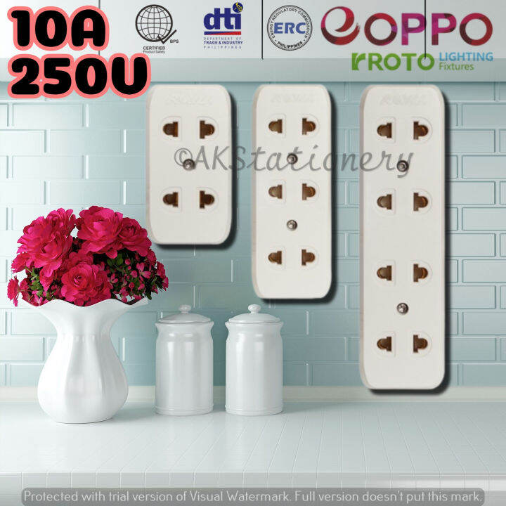 1PCS Surface Type Universal Outlet (Double, 2 Gang, 3 Gang) Extension ...