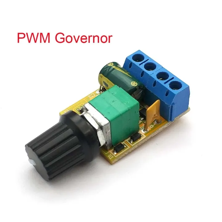 Mini DC Motor PWM Speed Controller 3V 6V 12V 24V 35V DC 90W 5A DC Motor Speed Control Switch LED ...