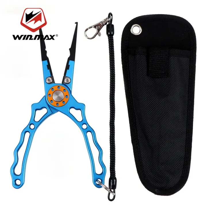 Aluminum Alloy Fishing Plier with Rope Line Cutter Hook Recovery Ring ...