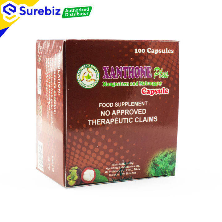 Xanthone Plus Mangosteen and Malunggay Capsule (100 Capsules) | Lazada PH