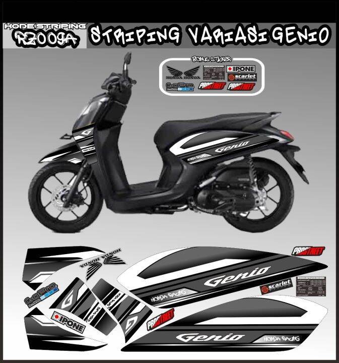 striping genio decal genio variasi genio | Lazada Indonesia
