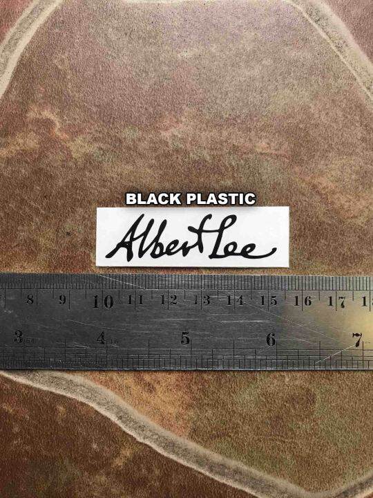 Albert Lee Signed Sticker Signature Autograph Logo Headstock Guitar ...