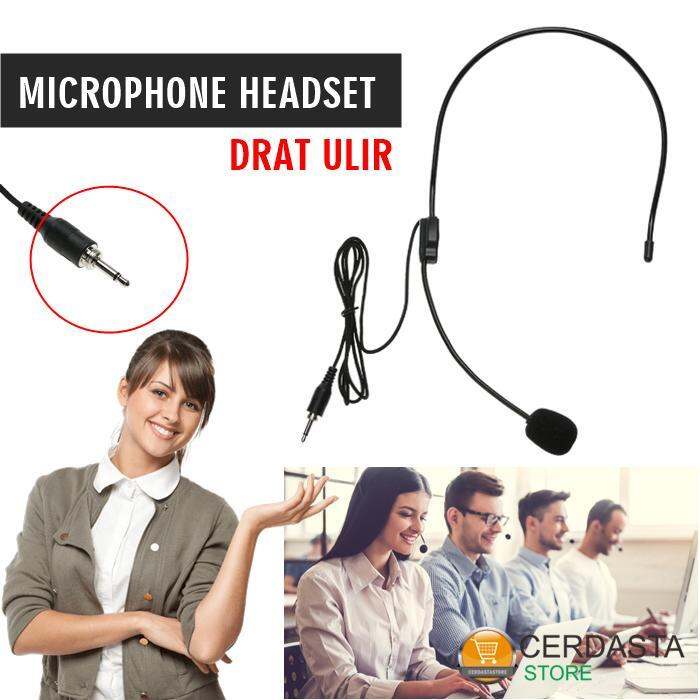 Mic penceramah Audio reciver Microphone mini headset Bando | Lazada ...