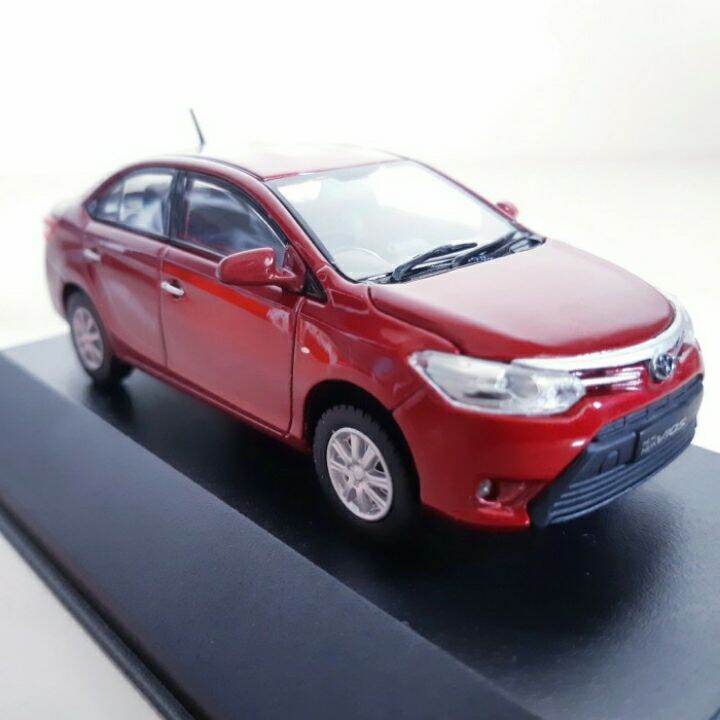 Diecast Toyota Vios Alloy Original Miniatur Mobil Vios Merah/Hitam ...