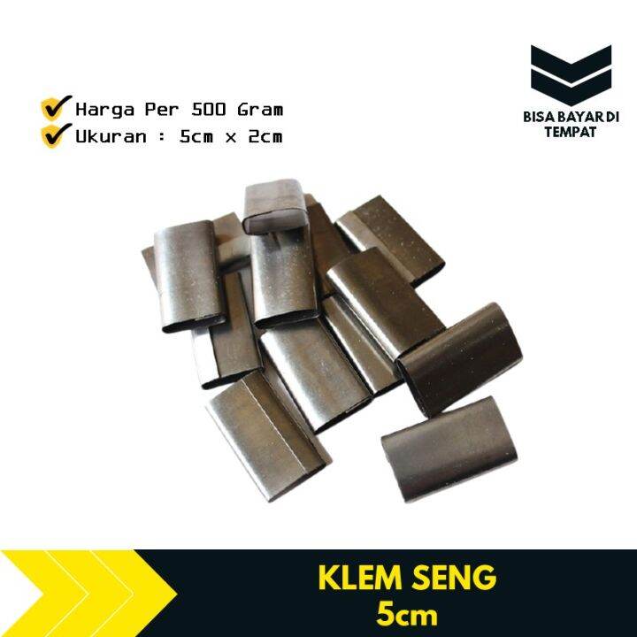 Klem Seng Untuk Tali Packing Alat Sambung Strapping Band Pack 500 Gram ...