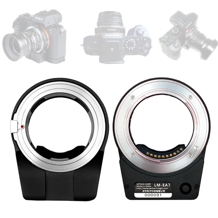 Techart Pro Lm-ea7 Auto Focus Af Lens Adapter Ring For Leica M Lm Lens Sony Nex E Fe Mount Md/a ...