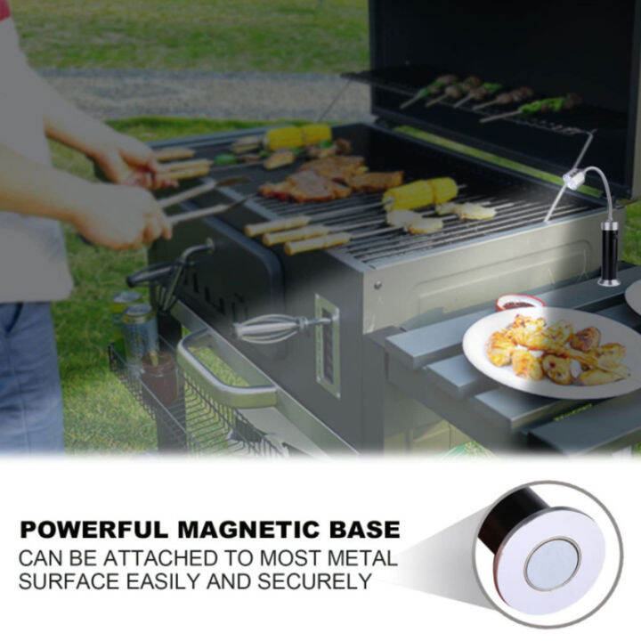 LED Bendable BBQ Grill Flashlight Super Bright Magnetic BBQ Base ...